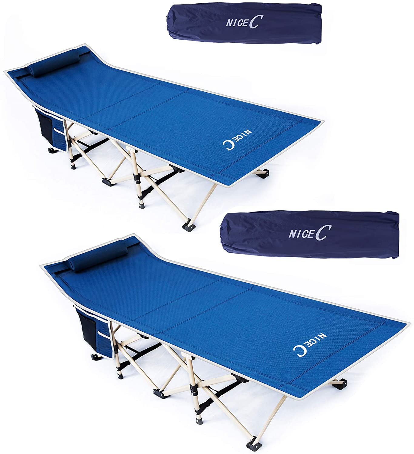 Nice C Camping Cot, Camping Bed, Tent Cot, Foldable with Carry Bag ...