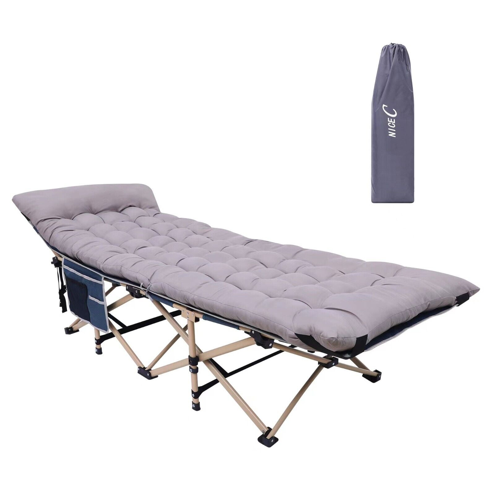 Camping Cots with Removable Mattress, Lounge Chair, Cot for adults ...