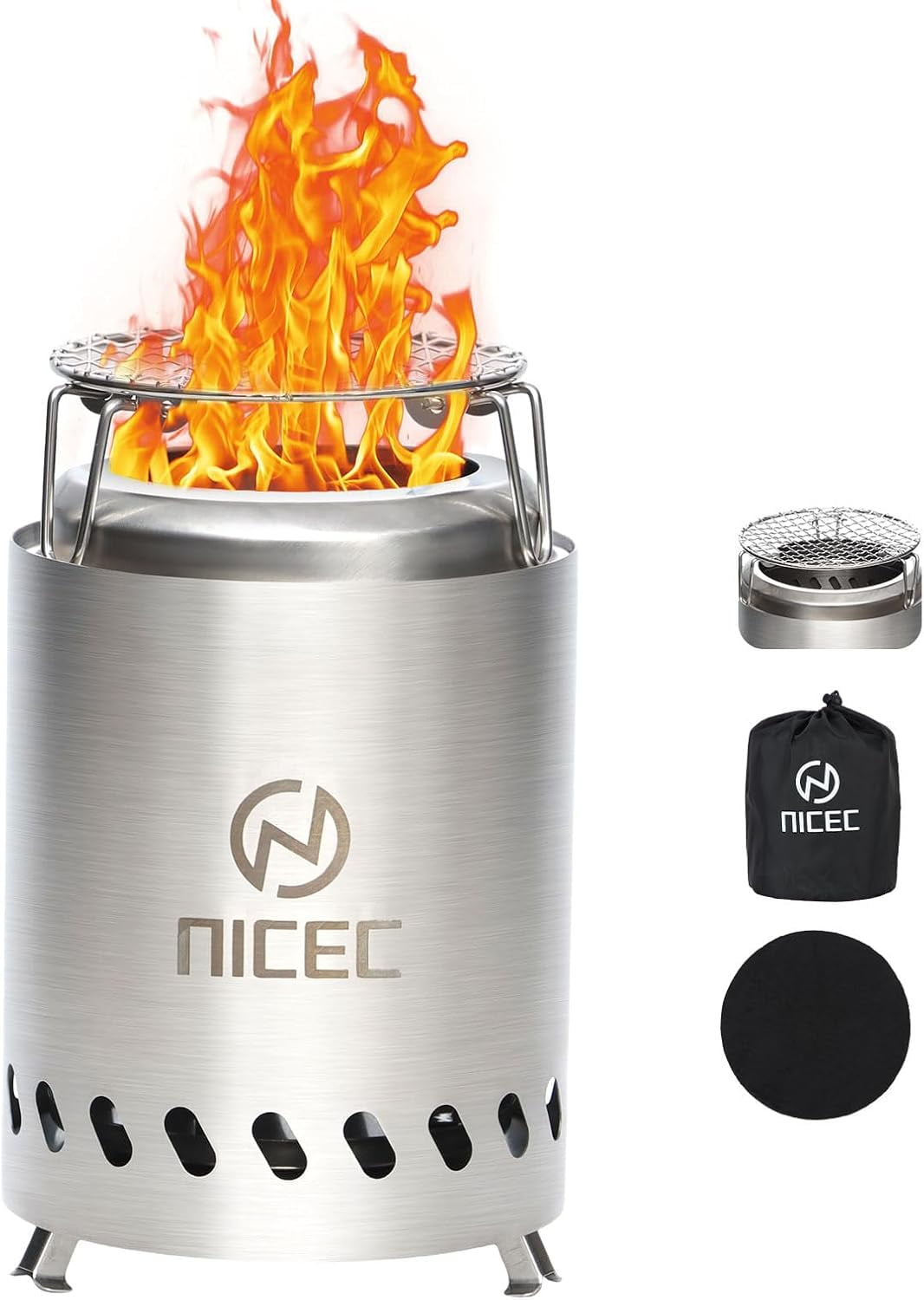 Nice C Fire Pits, 5.5 Inch Smokeless Fire Pits, Portable Fire Pit ...