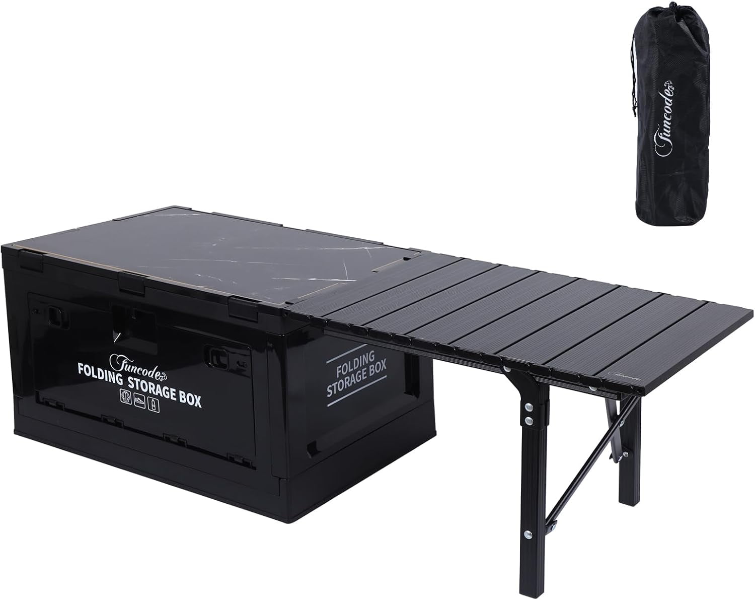 Nice C Folding Table, Storage Bin with Table, Collapsible Storage Box ...