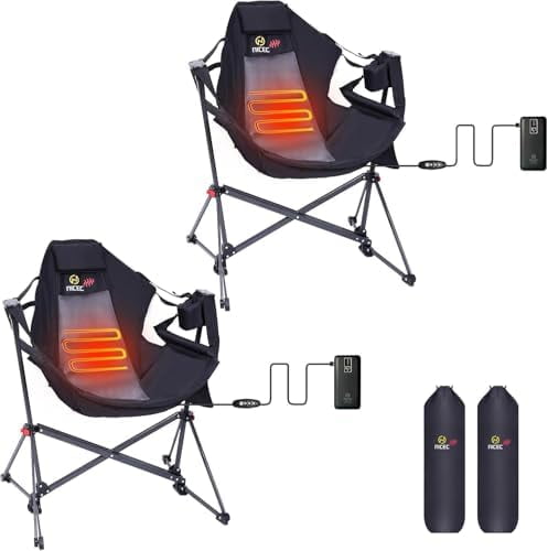 Nice C Heated Hammock Camping Chair, Swing Chair, Folding Rocking Chair ...