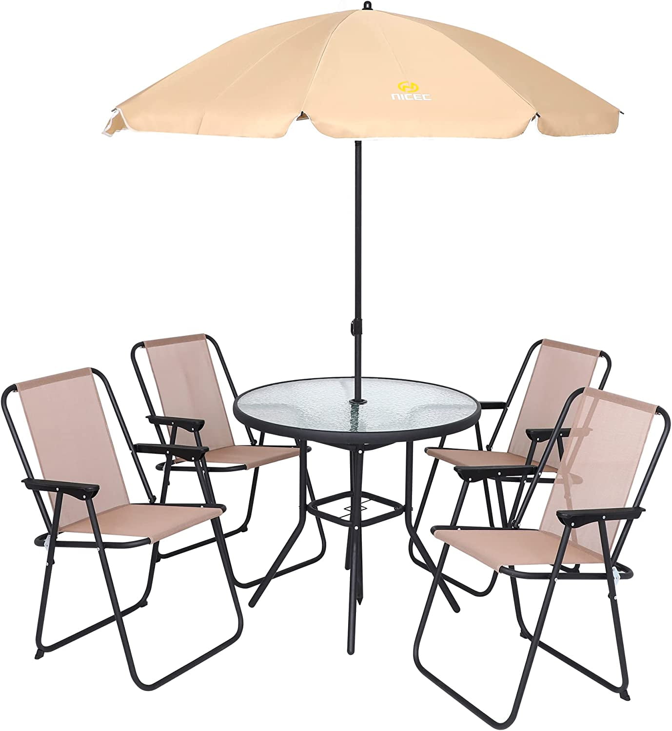 Nice C Outdoor Dining Set - Patio Furniture With Tilted Removable ...