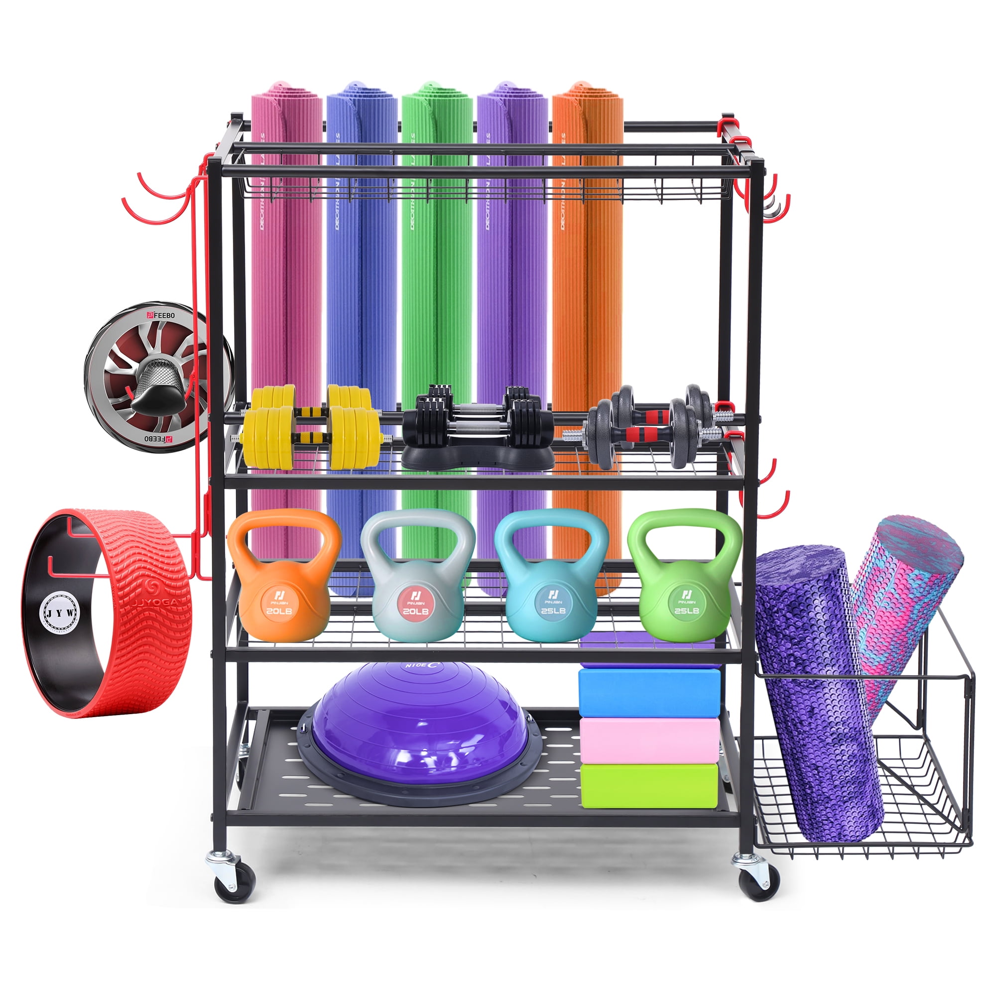 Sports Equipment Storage Organizer, Garage Storage System, Ball Storage ...