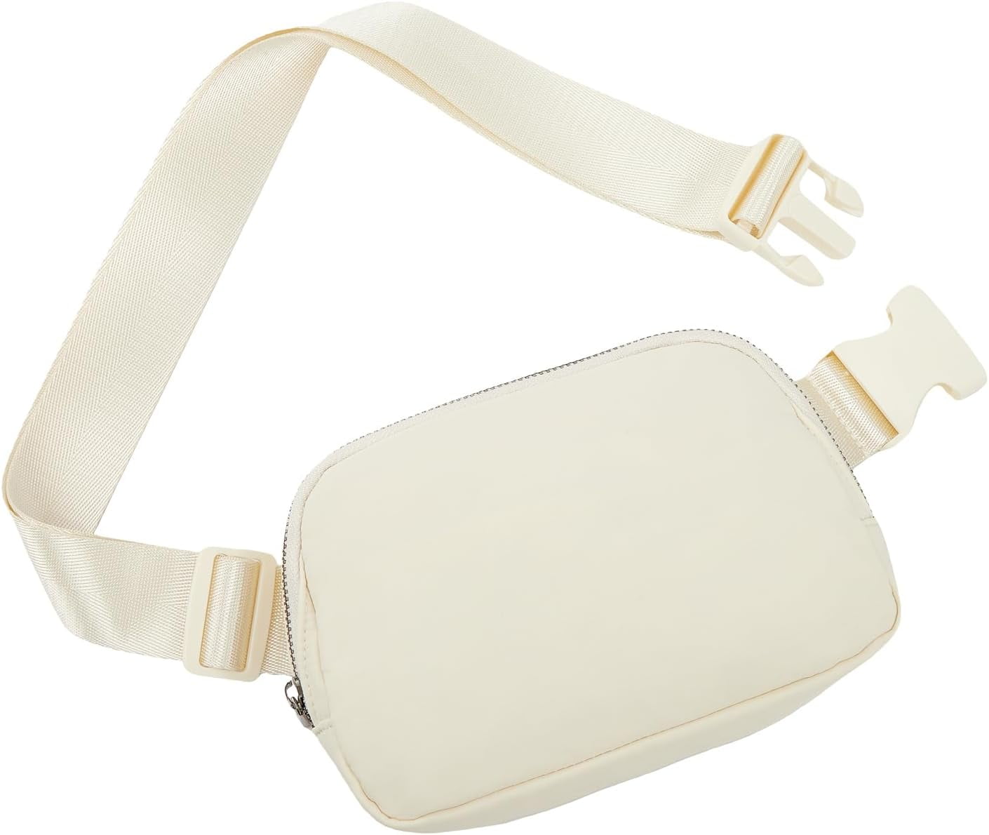 Nice Choice White Mini Belt Bag, Fanny Pack for Women, Adjustable Strap ...