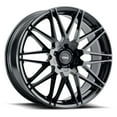 Nice Custom Wheel 18x8 inch 5-108 Bolt-Pattern 40 Offset Gloss Black ...