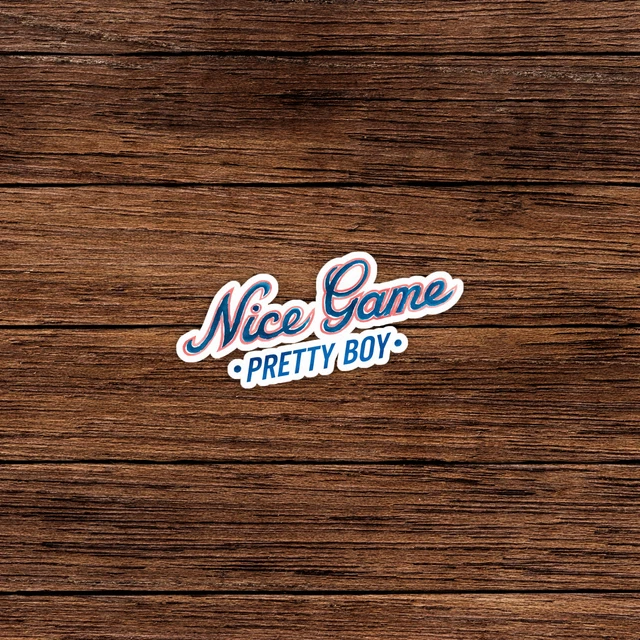 Nice Game Pretty Boy Retro Style Sticker - Gaming Sticker For Laptops ...