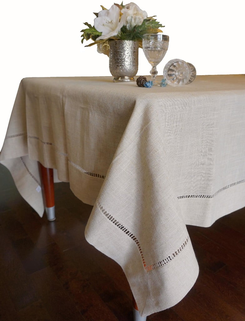 Nice & Great Beautiful Hemstitched Table Runner Quality Large Dinning ...