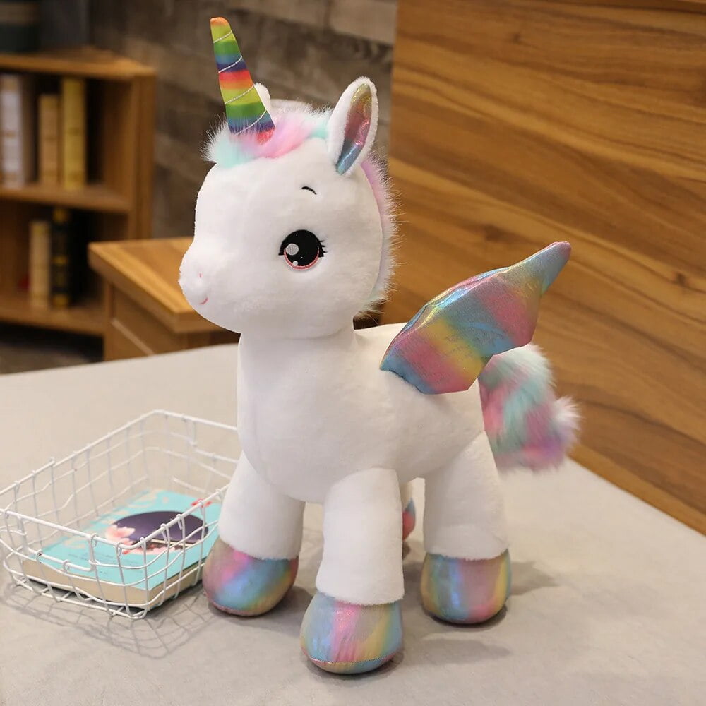 Nice Huggable Cute Unicorn Dream Rainbow Plush Toy High Quality Pink ...