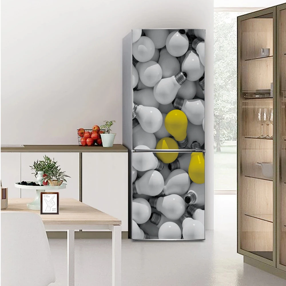 Nice Kitchen Decorative Fridge Covering Full Sticker Fairy Pink Rose ...