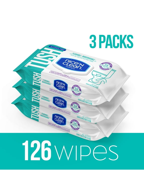 Flushable Wipes in Paper & Plastic - Walmart.com