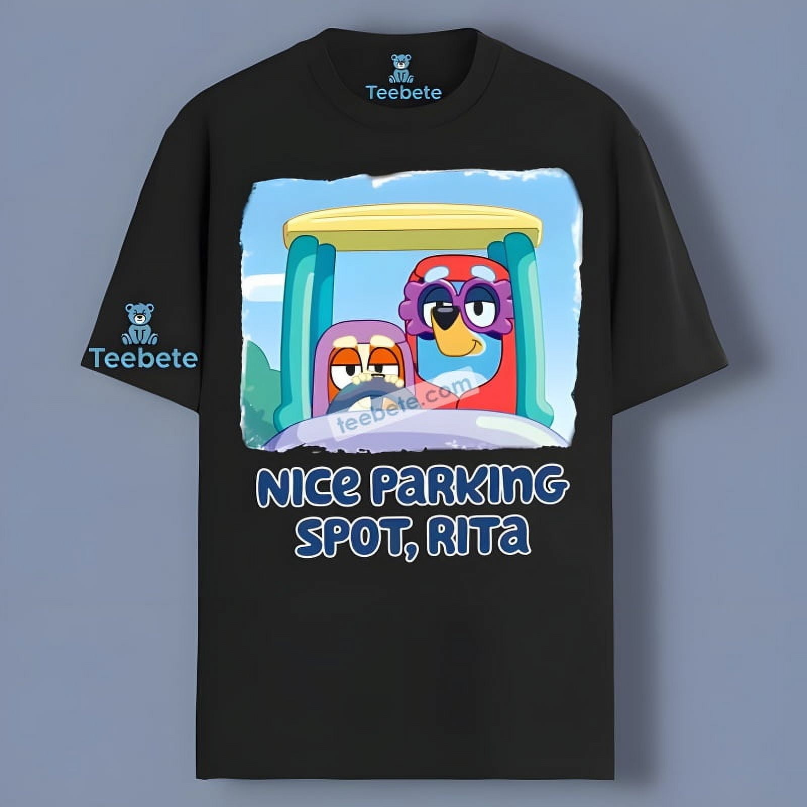 Nice Parking Spot Rita Bluey Grannies Cotton Shirt - Walmart.com