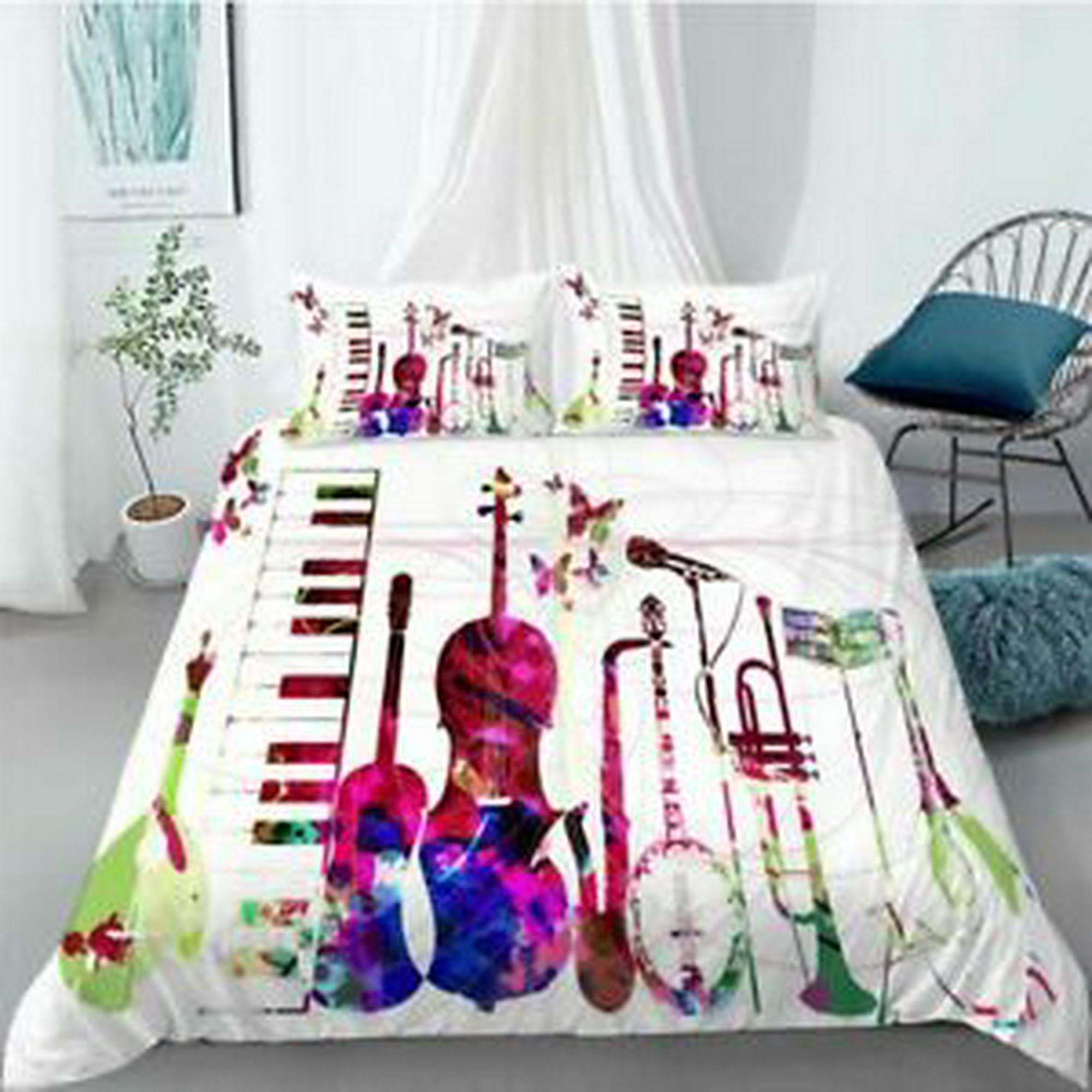 Nice Piano String 3D Printing Duvet Quilt Covers Pillow Case Bedding ...