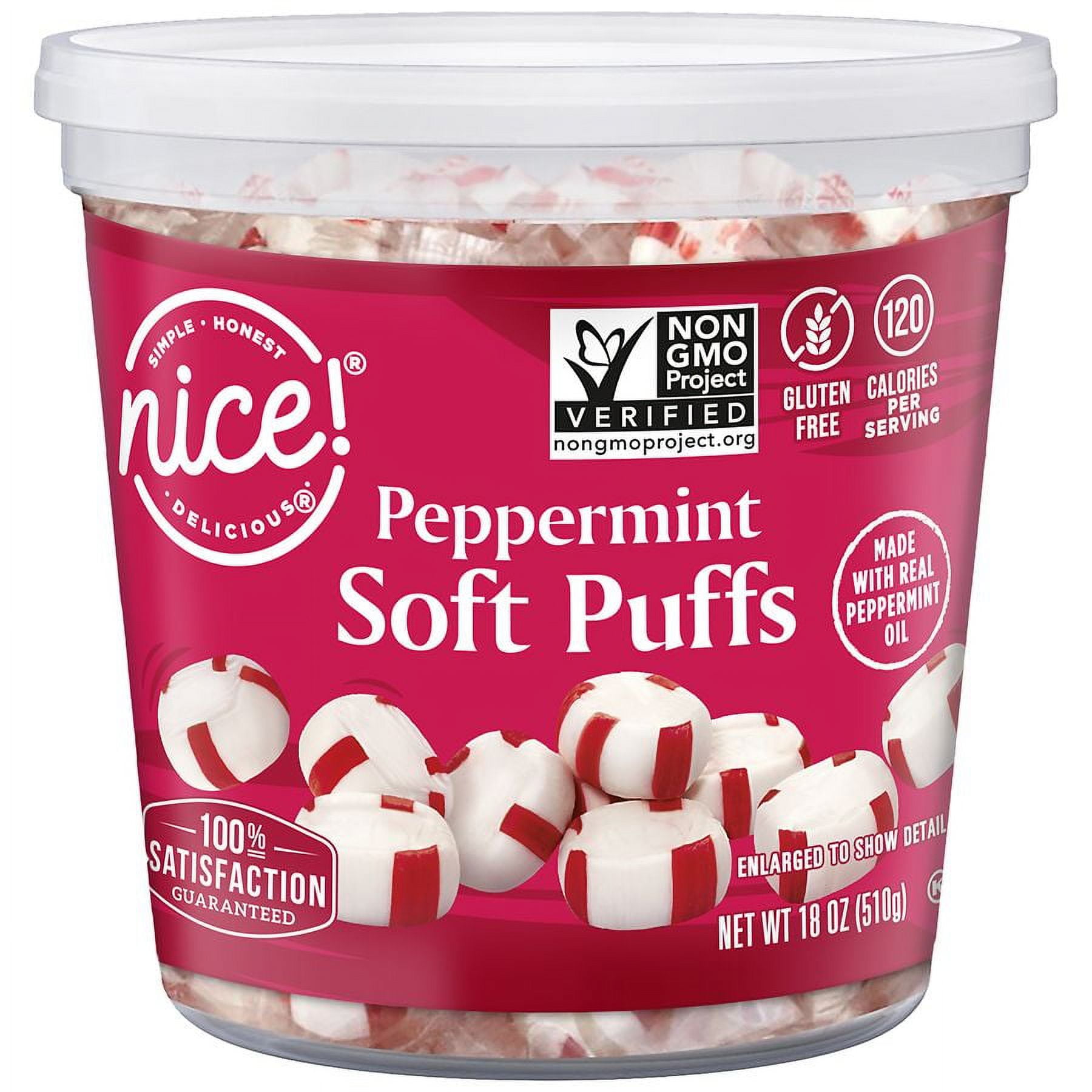 Nice! Soft Peppermint Puffs 18.0 oz Pack of 3 - Walmart.com