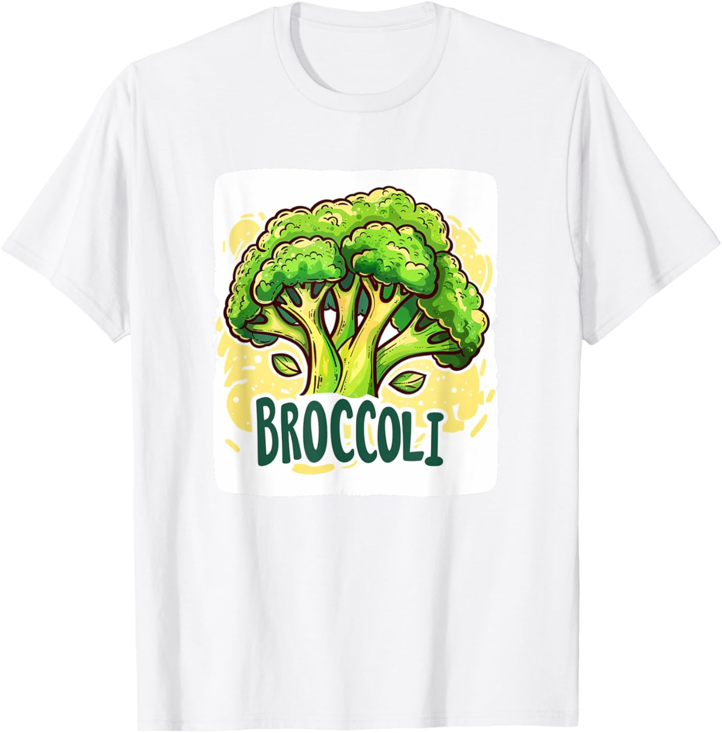 Nice Vegetable Broccoli Costume T-Shirt men and women can wear, black ...