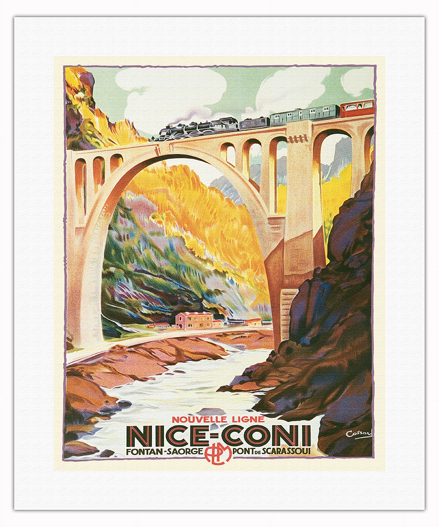 Nice to Coni France - (PLM) French Railroad - Vintage Railroad Travel ...
