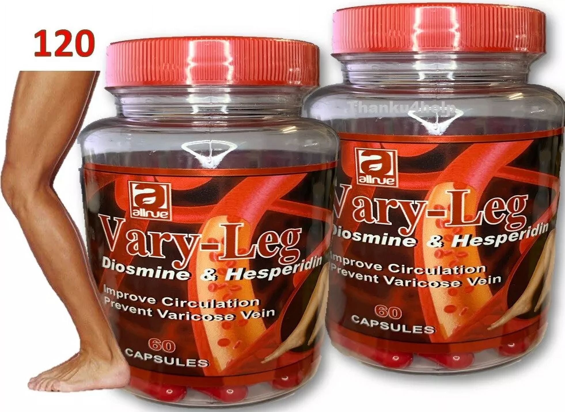 Nice vary Legs Diosmin Complex Vein Support with Hesperidin (DiosVein ...