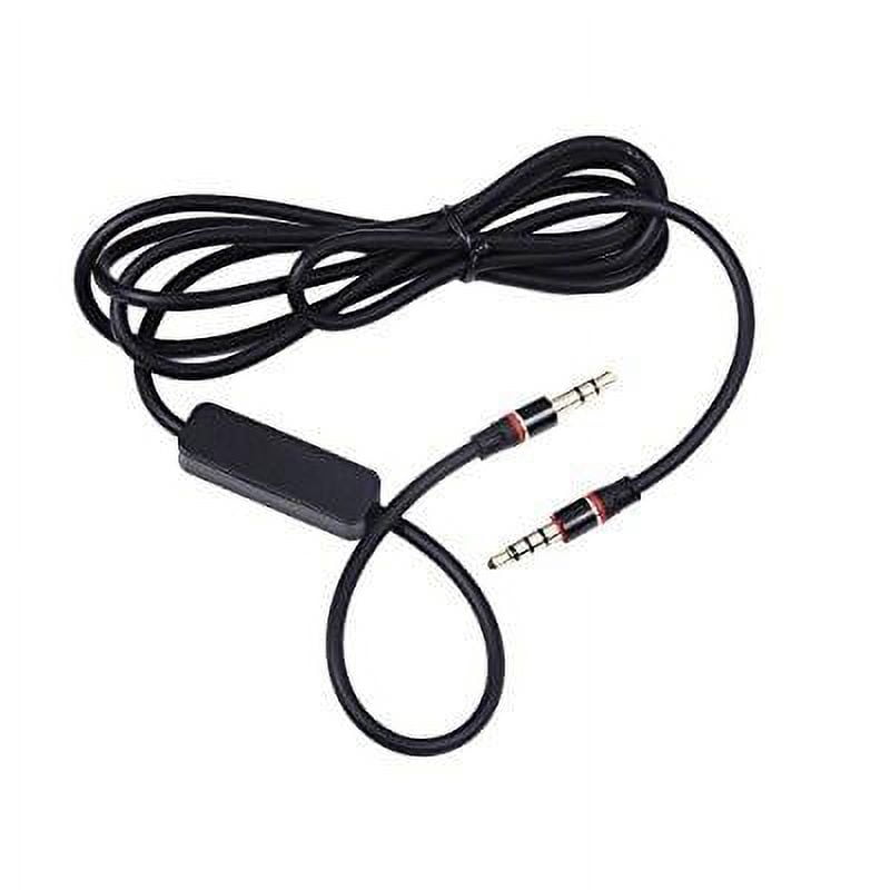 NiceTQ Replacement 3.5mm 1/8 Audio Cable Lead AUX-In Cord with MIC For ...