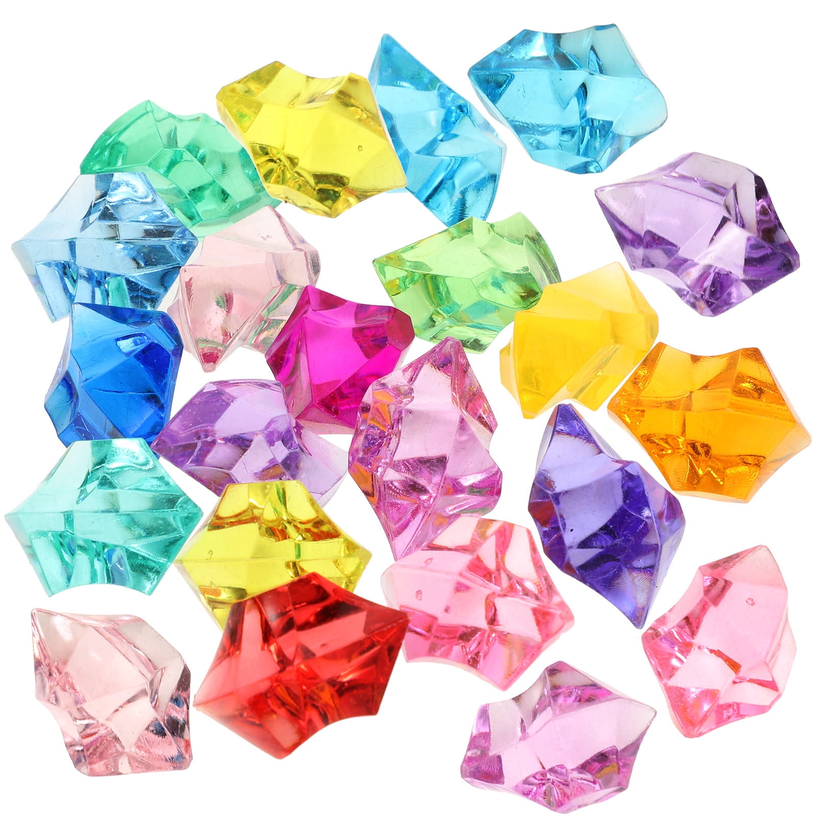 Niceauty 1 Pack of Crystal Rocks Fake Ice Cubes for Wedding Decor ...