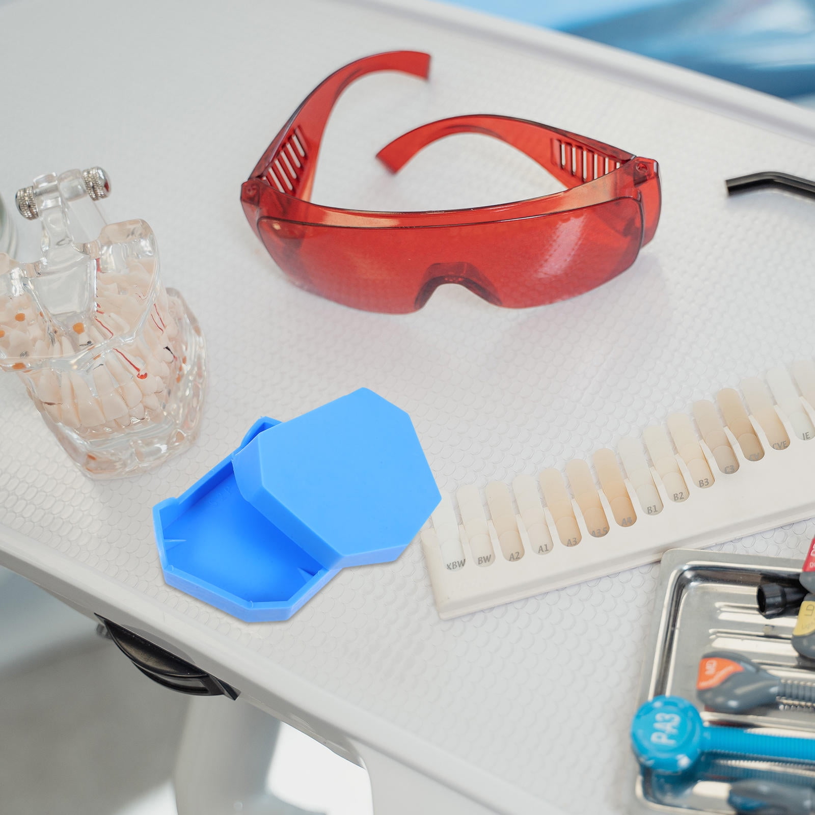 Niceauty 1 Set Of Blue Plastic Model Base Tool For Models And ...