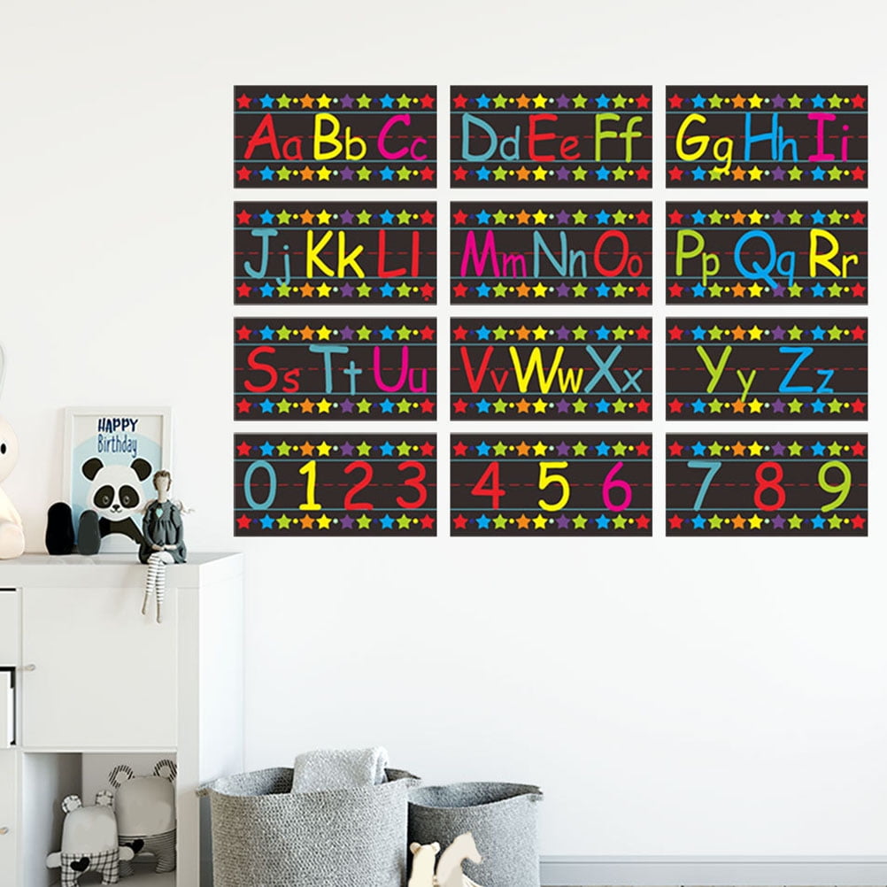 Niceauty 1 Set of Compact Numbers Poster Pvc Multi Classroom Decorations Premium Design ...