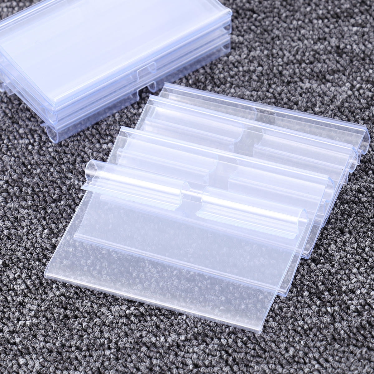 Niceauty 100Pack PVC Tag for Shop Market with Transparent Plastic ...