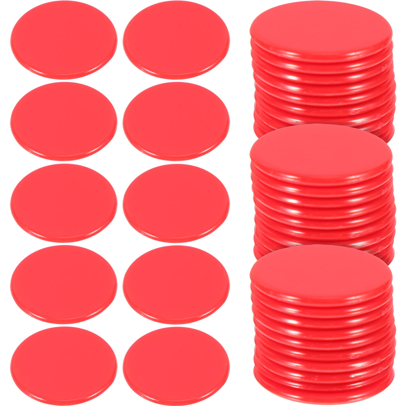 Niceauty 100pcs Game Counting Chips Bingo Markers Math Game Supplies ...
