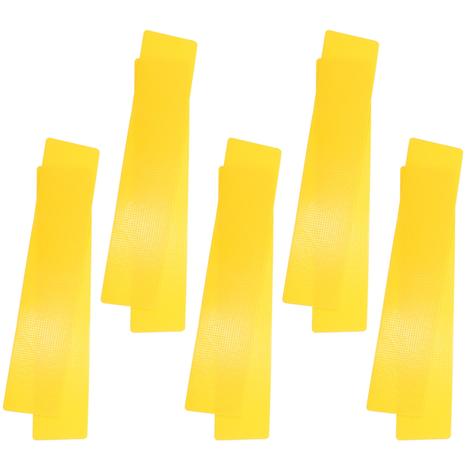 Niceauty 10Pack Yellow PVC Sports Training Markers Triangle Basketball ...