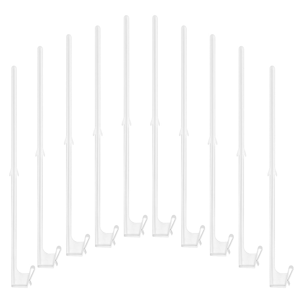 Niceauty 12pcs Flagpoles Plastic Flag Rods For Vehicle Windows ...
