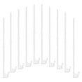 Niceauty 12pcs Flagpoles Plastic Flag Rods For Vehicle Windows ...