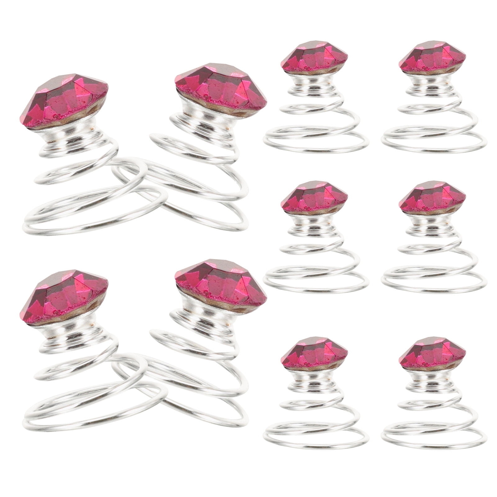 Niceauty Metal Coil Hairpins Hair Decoration for Women Prom 12pcs ...