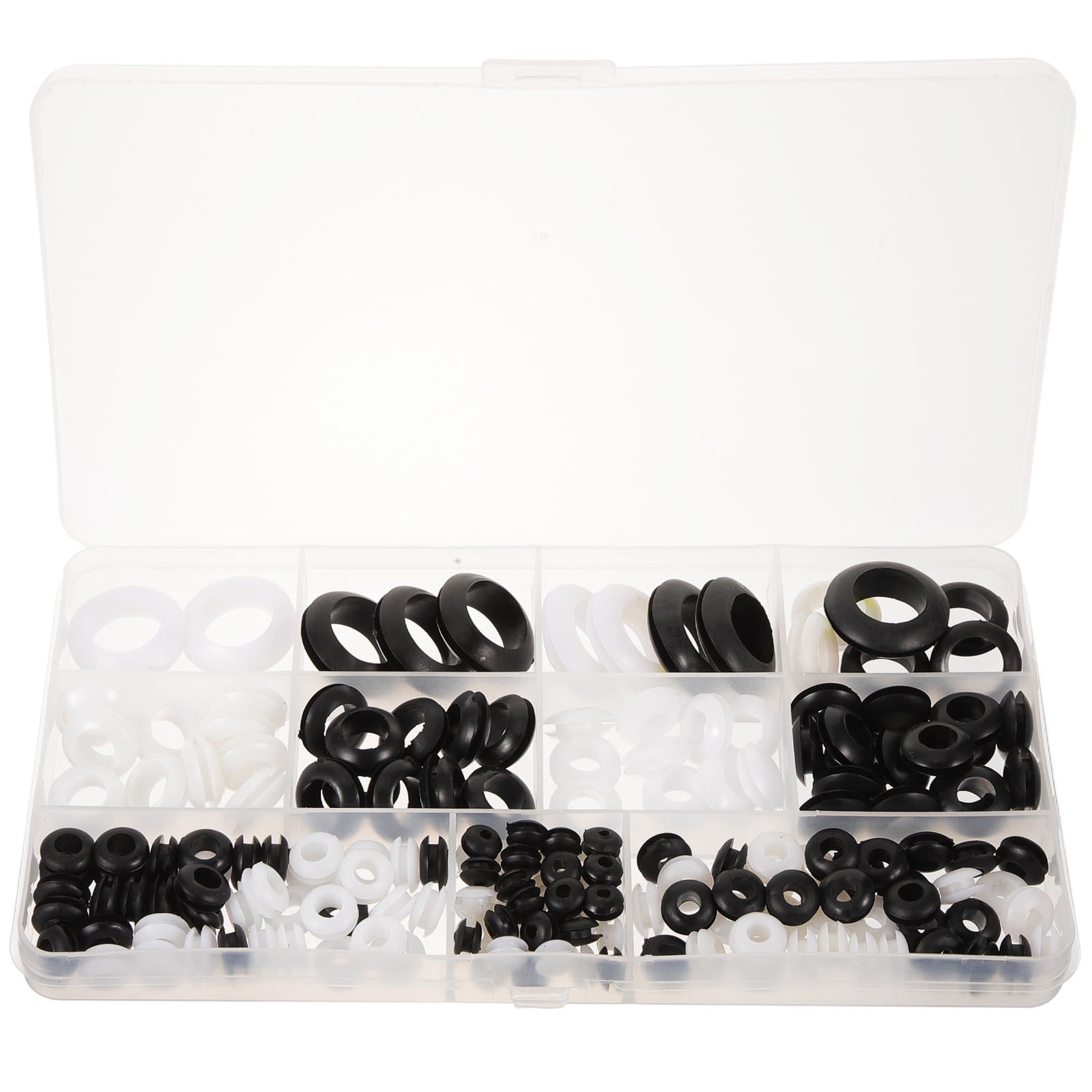 Niceauty 180Pcs Rubber Grommets for Wiring with O Ring Shape and ...