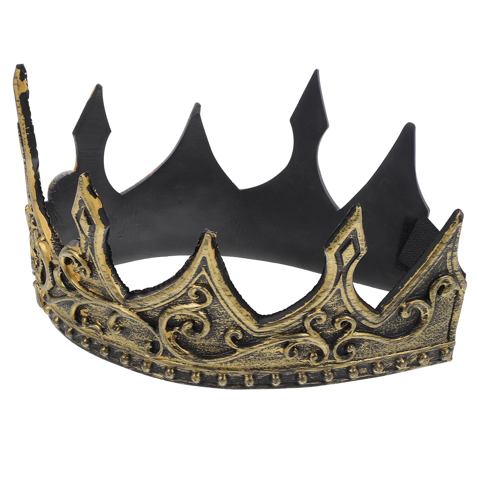 Niceauty 1Pack Medieval Crown For Men With Curved Crown Shape And Pu ...