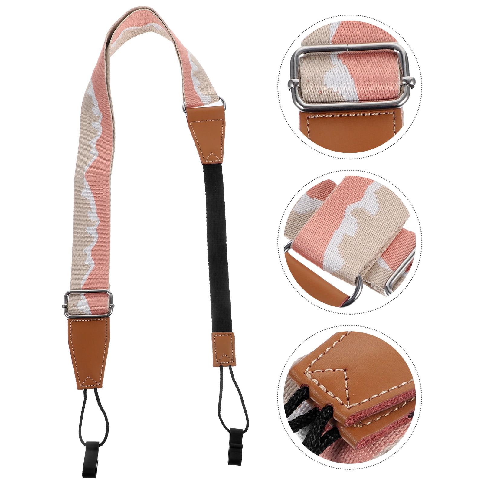 Niceauty 1Pack Padded Bass Guitar Strap Nylon Adjustable Length for ...