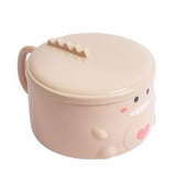 Niceauty 1Pc Metal Mixing Bowl Stainless Steel Pink Food Container for ...