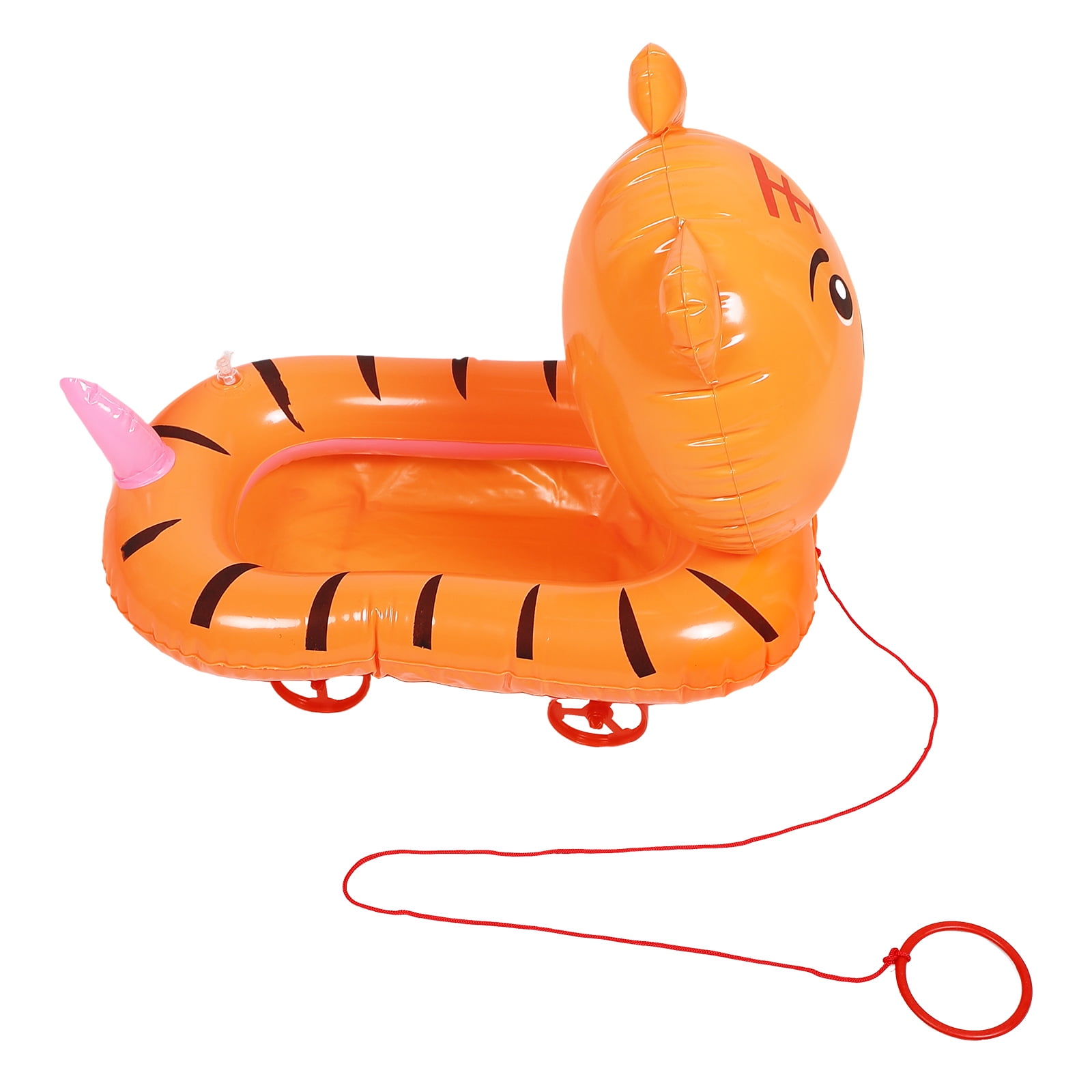 Niceauty 1Pcs Pooping Balloon Dog Orange Plastic Easy Inflation For ...