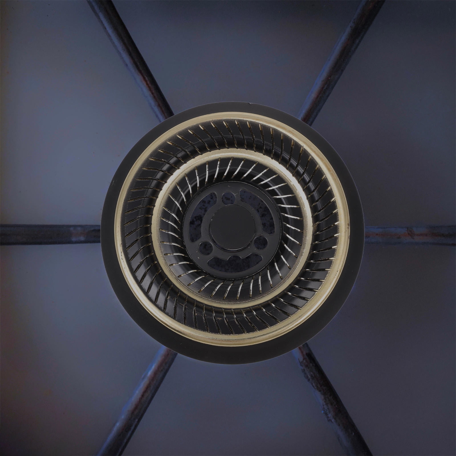 Niceauty 1Set Centralized Fire Combustion Gas Stove Steel Black for ...