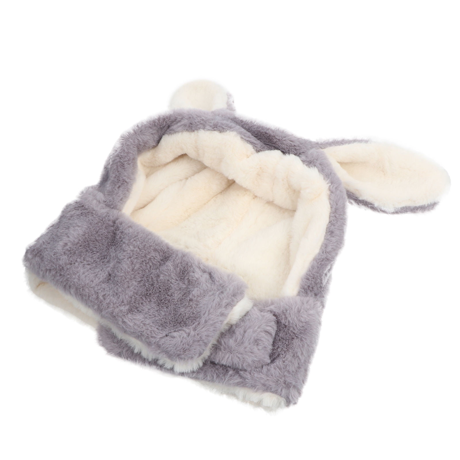 Niceauty 1Set Cute Ear Cover Hat Light Grey Plush Winter Style for ...