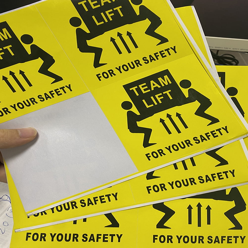 Niceauty 200Pack Team Lift Stickers for Loading Docks and Warehouses ...
