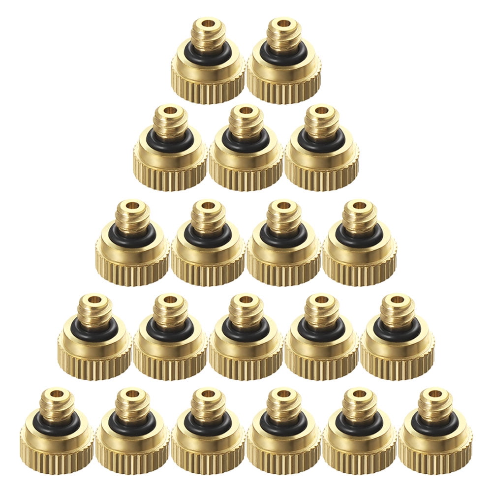 Niceauty 20Pack Misting Sprayer Nozzles Brass Anti Rust for Air ...
