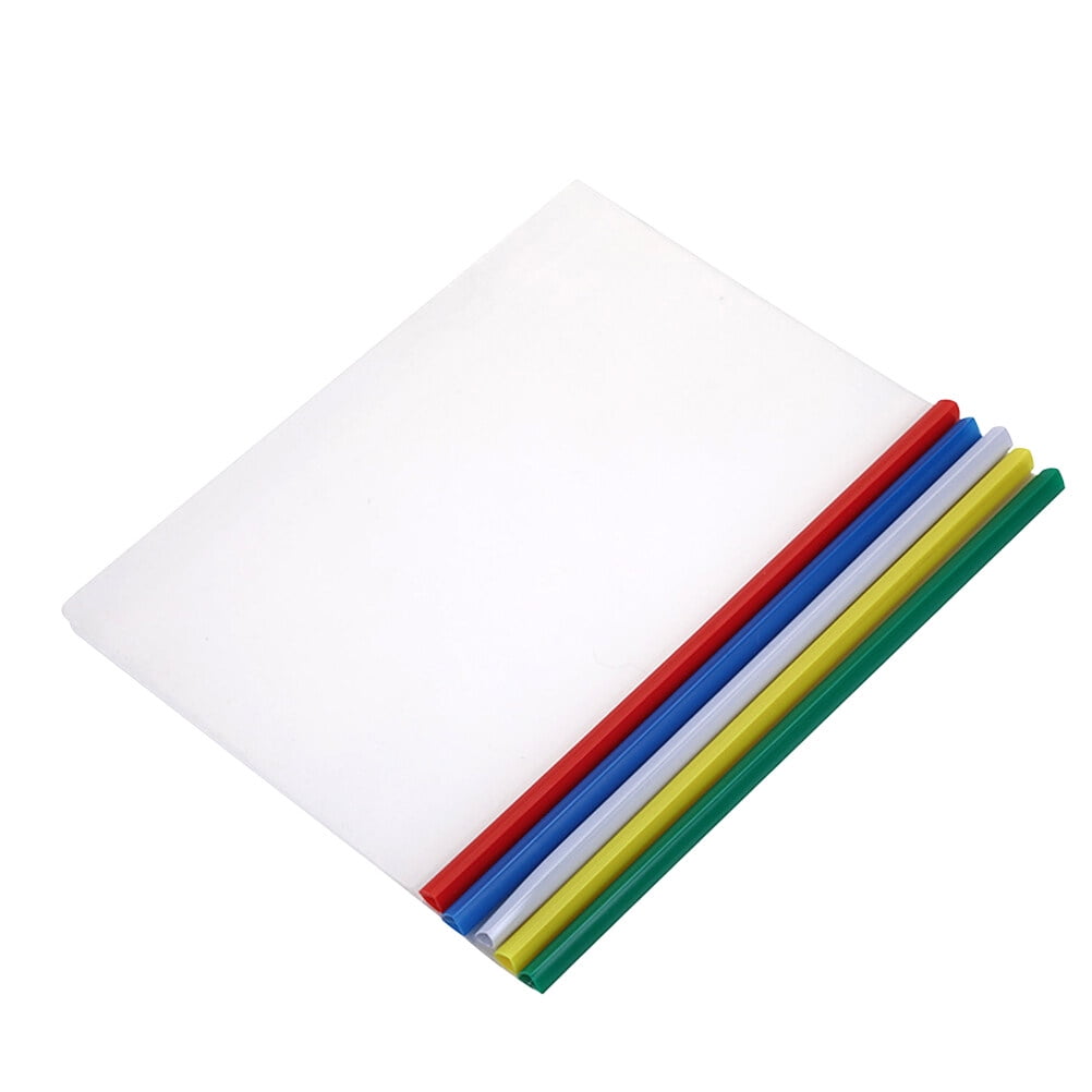 Niceauty 20Pcs Plastic Document Folders Portfolio Folder PP Material Paper Storage Organizer for ...