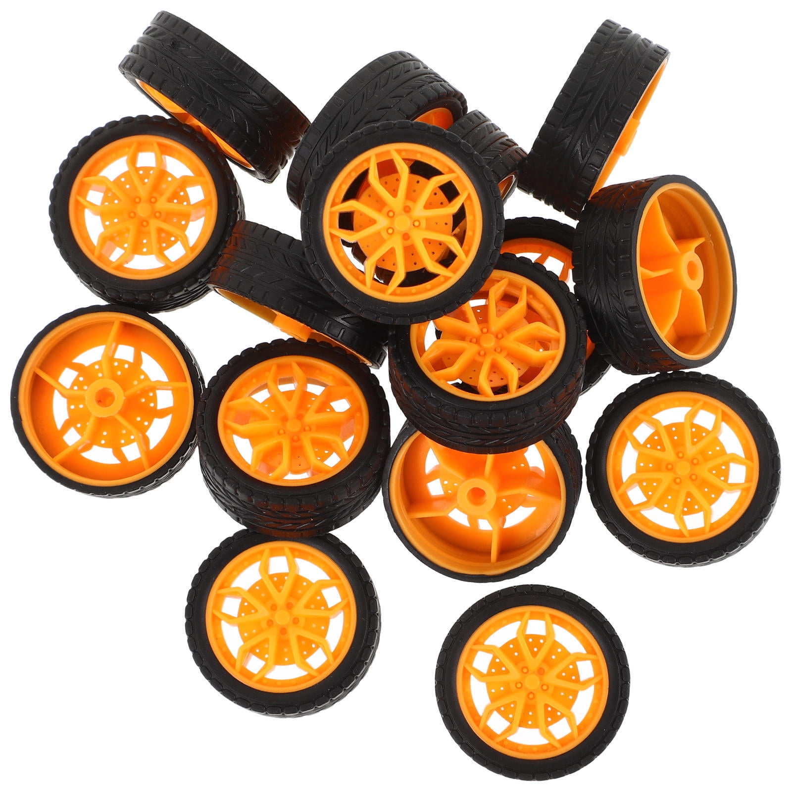Niceauty 28pcs Wheels For Diy Cars Replacement Wheels For Crafts ...