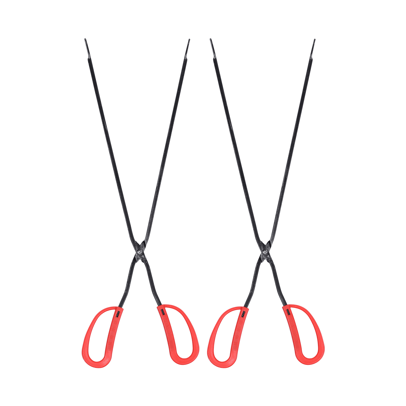 Niceauty 2Pack Heavy Duty Garbage Picker Stainless Steel Red Waste ...