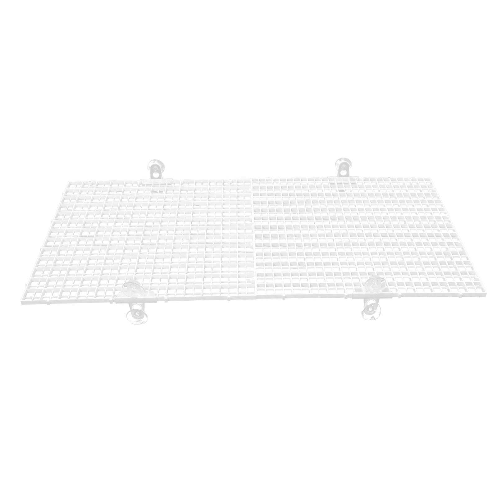 Niceauty 2Pcs Tank Grid Divider Plastic Fish Tank Divider White Fish ...