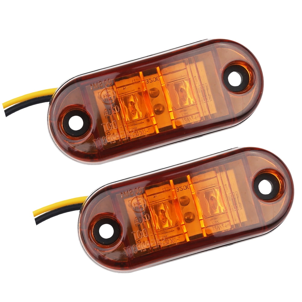 Niceauty 2Pcs Trailer Indicator Lights ABS Dustproof Truck Lights for ...