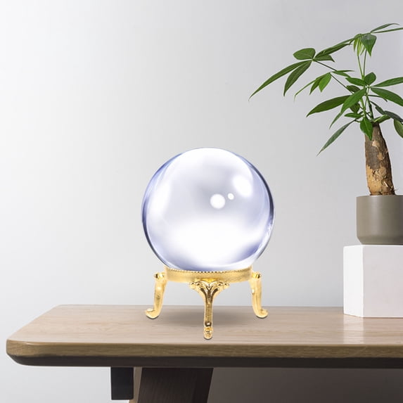 Niceauty Decorative Crystal Ball Holder Metal Crystal Ball Stand Golden ...