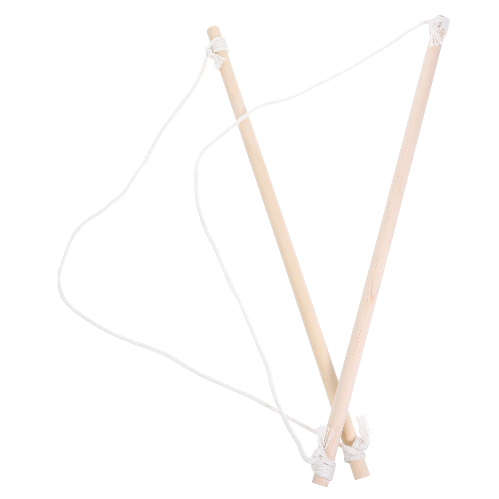 Niceauty 2pcs Banner Holder Wood Beige Adjustable Wall Mount for ...