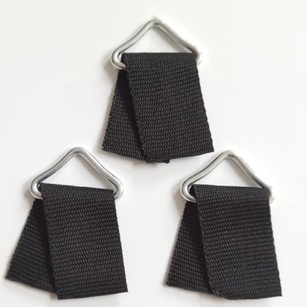 Niceauty 30 Sets of Metal Triangle Buckle Black Iron for Trampoline ...