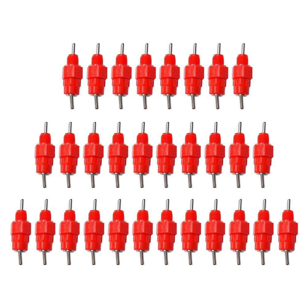 Niceauty Portable Chicken Drinkers Chicken Water Drinkers Plastic 30Pcs ...