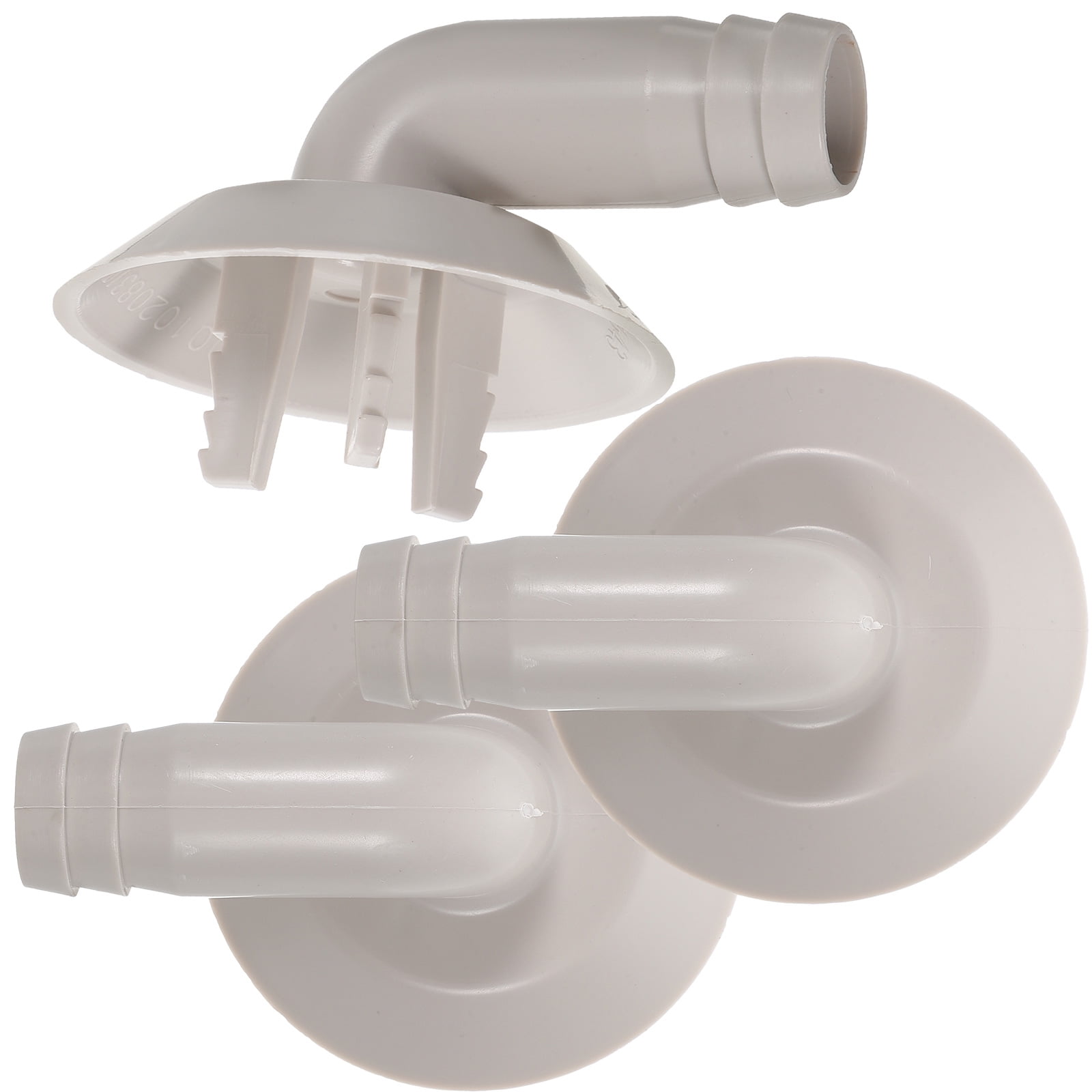 Niceauty 3pcs Air Conditioning Drain Adapter Light Grey Elbow Fitting ...