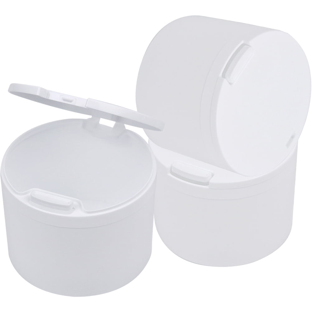 Niceauty 3pcs Cotton Swab Storage Box Travel Container For Cotton Swabs ...
